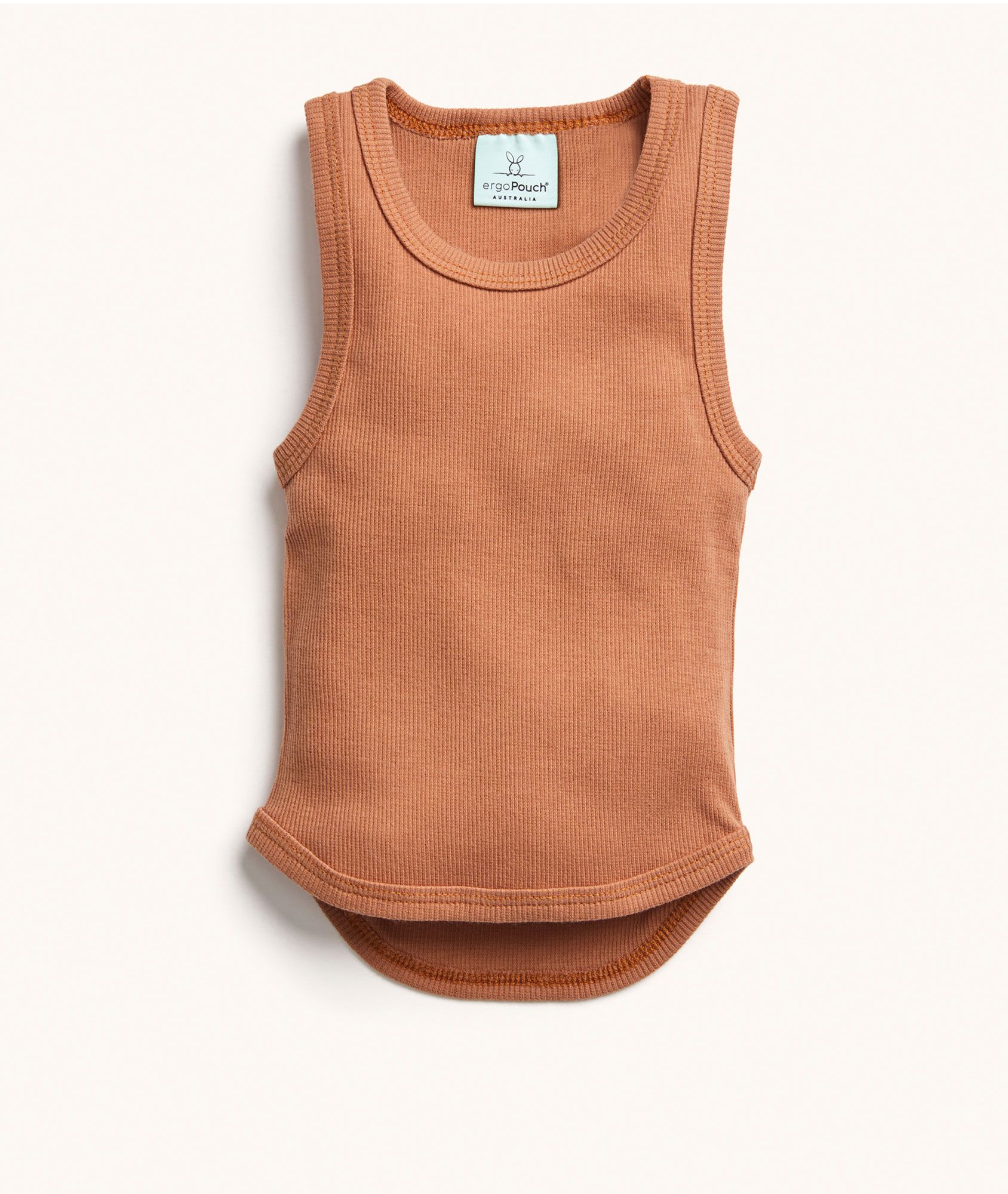Bodywear Singlet Chestnut (Organic Cotton) – ergoPouch AU